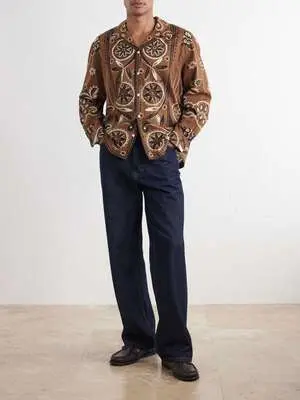 BODE Bandana Printed Cotton Shirt