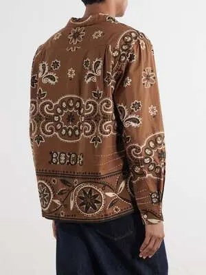 BODE Bandana Printed Cotton Shirt