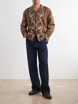 BODE Bandana Printed Cotton Shirt