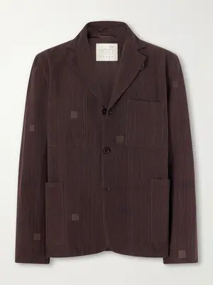 KARDO Somesh Cotton Suit Jacket - Brown