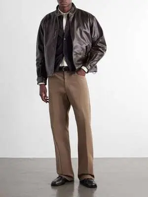 FRIZMWORKS Waxed Leather Jacket