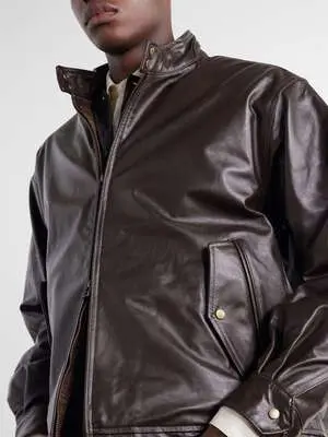 FRIZMWORKS Waxed Leather Jacket