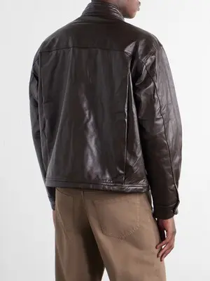 FRIZMWORKS Waxed Leather Jacket