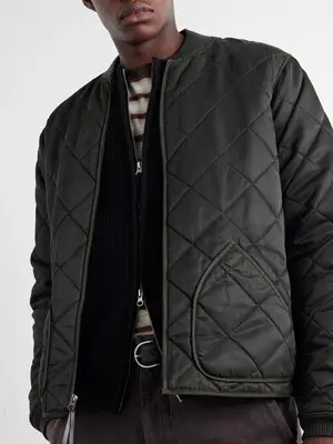 FRIZMWORKS Ribbed Wool-blend Zip-up Sweater - Black