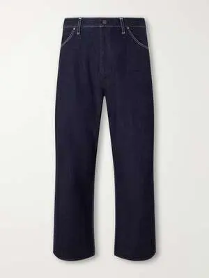 BEAMS Painter Straight-leg Jeans - Navy