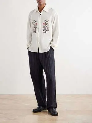 KARDO Luis Embroidered Cotton Shirt