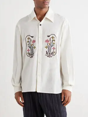 KARDO Luis Embroidered Cotton Shirt