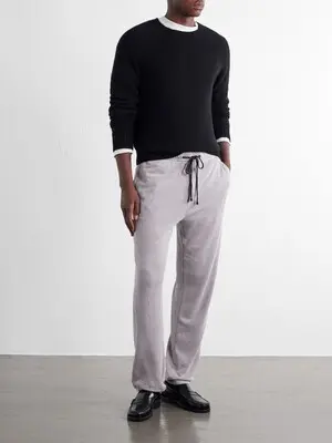 JAMES PERSE Straight-leg Supima Cotton-jersey Sweatpants