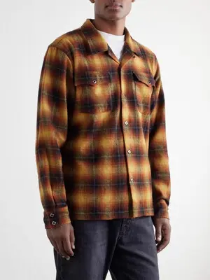 Ralph Lauren Jesse Checked Wool-blend Flannel Shirt