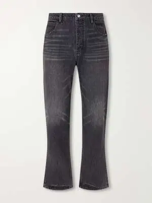 NAHMIAS Straight-leg Cotton-blend Jeans - Black