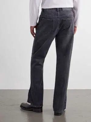 NAHMIAS Straight-leg Cotton-blend Jeans