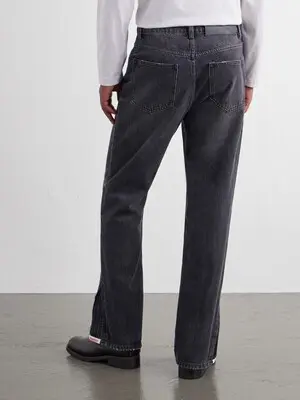NAHMIAS Straight-leg Cotton-blend Jeans