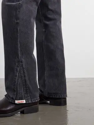 NAHMIAS Straight-leg Cotton-blend Jeans