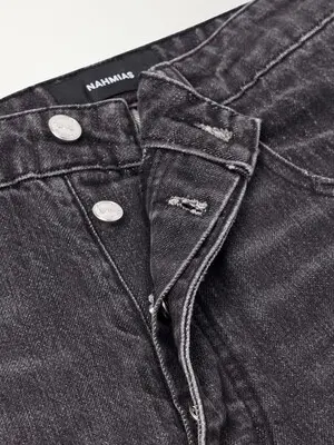 NAHMIAS Straight-leg Cotton-blend Jeans