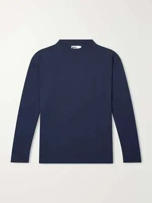 MARGARET HOWELL Mhl. Cotton-jersey T-shirt - Navy