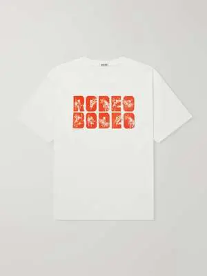 BODE Rodeo Bodeo Printed Cotton-jersey T-shirt - Cream