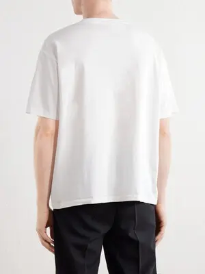 BODE Rodeo Bodeo Printed Cotton-jersey T-shirt - Neutrals