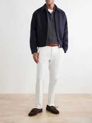 JAMES PERSE Cotton-twill Polo Shirt