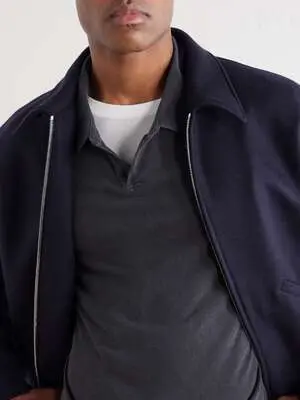 JAMES PERSE Cotton-twill Polo Shirt