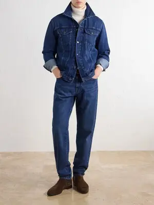 Canali Denim Jacket - Blue