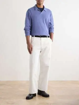 JAMES PERSE Cotton-twill Polo Shirt