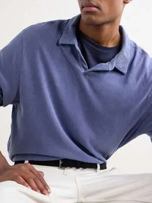 JAMES PERSE Cotton-twill Polo Shirt