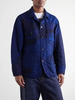 Blue Blue Japan Nenrin Patchwork Cotton Jacket