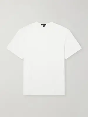 JAMES PERSE Lotus Cotton-jersey T-shirt - White