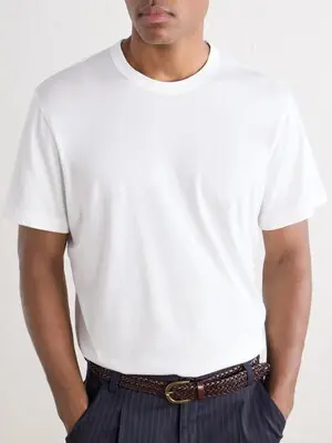 JAMES PERSE Lotus Cotton-jersey T-shirt