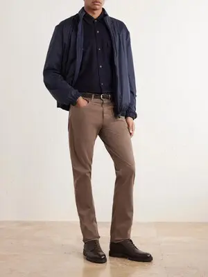 Canali Cotton-corduroy Shirt - Blue