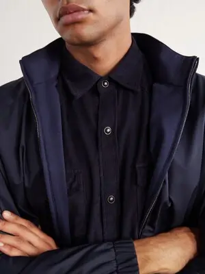 Canali Cotton-corduroy Shirt - Blue