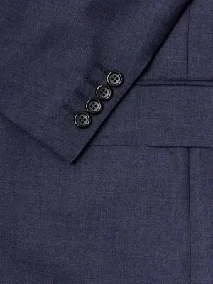 Canali Impeccabile Wool-fresco Suit Jacket