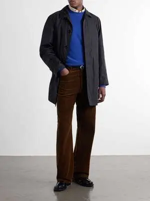 Burberry Logo-embroidered Cashmere-blend Sweater