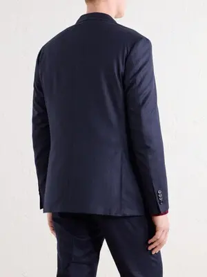 Canali Kei Wool Suit Jacket