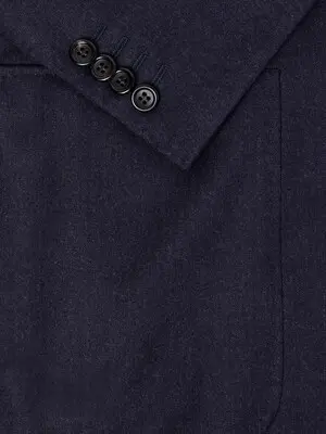 Canali Kei Wool Suit Jacket