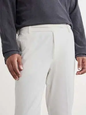 JAMES PERSE Slim-fit Stretch Cotton-blend Trousers