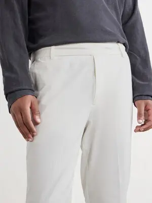 JAMES PERSE Slim-fit Stretch Cotton-blend Trousers
