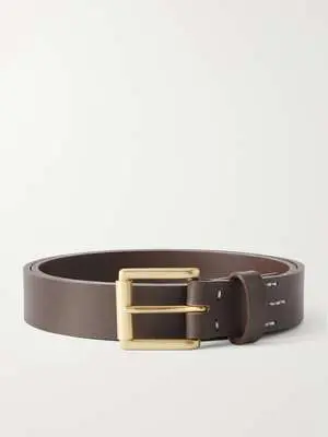 BEAMS Bridle Leather Belt - Brown