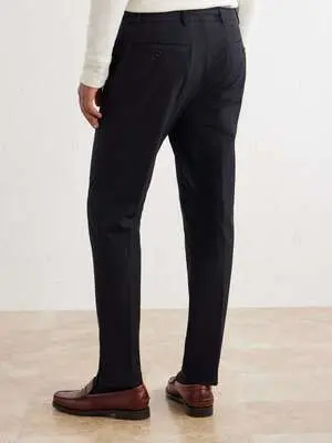 JAMES PERSE Slim-fit Stretch Cotton-blend Trousers