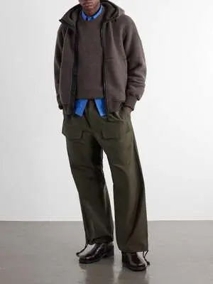 Canada Goose Chilliwack Hooded Wool-blend Fleece Bomber Jacket