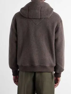 Canada Goose Chilliwack Hooded Wool-blend Fleece Bomber Jacket