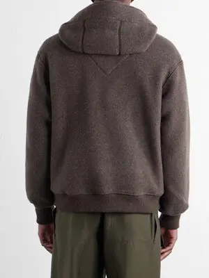 Canada Goose Chilliwack Hooded Wool-blend Fleece Bomber Jacket