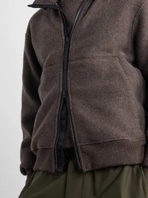 Canada Goose Chilliwack Hooded Wool-blend Fleece Bomber Jacket