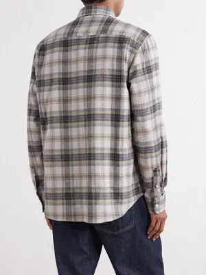 De Bonne Facture Checked Cotton Shirt