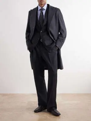 Canali Wool-flannel Coat
