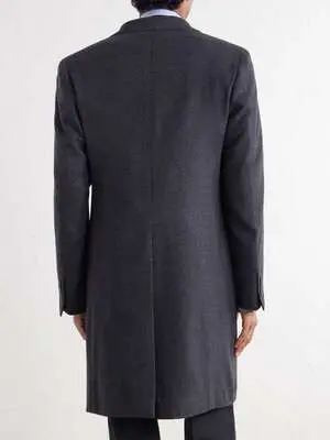 Canali Wool-flannel Coat