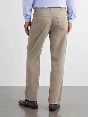 Officine Générale Straight-leg Cotton-corduroy Trousers