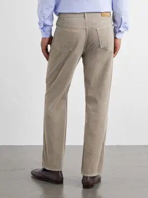 Officine Générale Straight-leg Cotton-corduroy Trousers