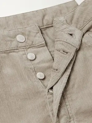 Officine Générale Straight-leg Cotton-corduroy Trousers