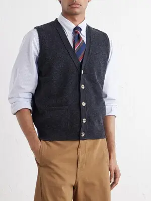 DRAKE'S Wool Vest
